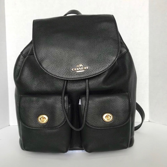 Coach | Bags | Coach Pebble Leather Backpack | Poshmark